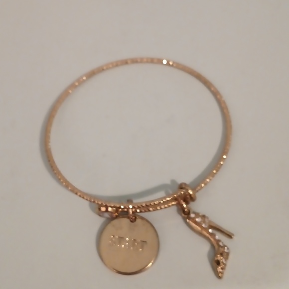 Mary Kay | Jewelry | Mary Kay Goldtone Bracelet With A Rhinestone Shoe ...